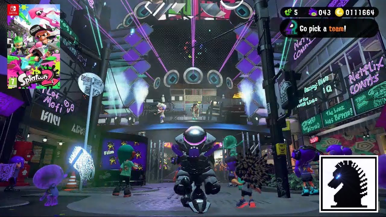 NS Splatoon 2 - The 5th European Splatfest: Film vs Book - YouTube
