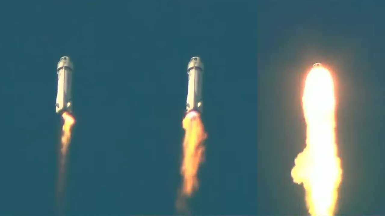 Blue Origin suffered a catastrophic engine failure - YouTube