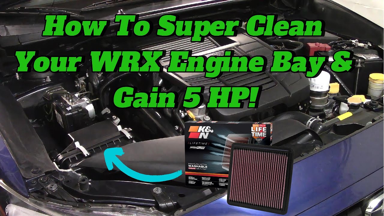 How To Super Clean Your Subaru WRX Engine Bay and Gain 5 HP! - YouTube