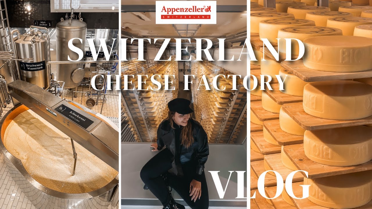 Visiting a Cheese factory in Switzerland | How Swiss Appenzell is Made ...