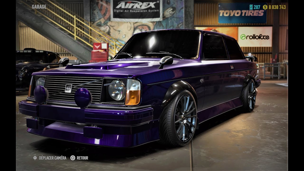 NFS Payback courses poursuite custom Volvo 242DL - YouTube