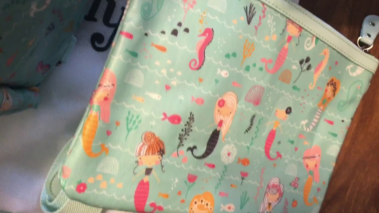 The House of Flynn Evermore Mermaid Diaper Bag - YouTube