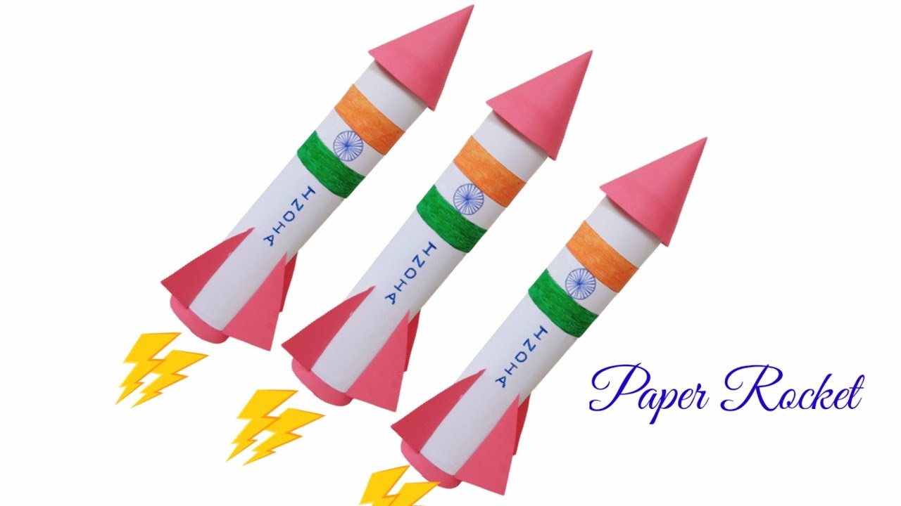 How to make Paper Rocket// Simple Paper Rocket - YouTube