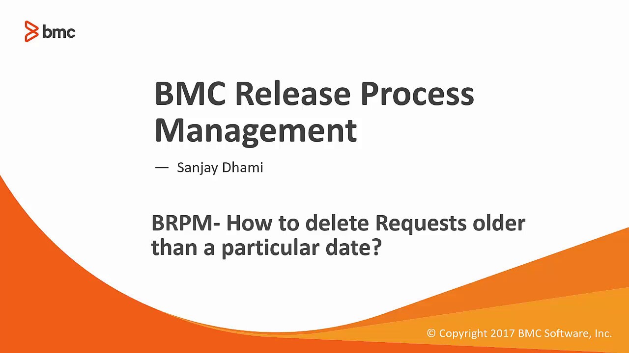 BRPM How to delete requests older than a particular date - YouTube