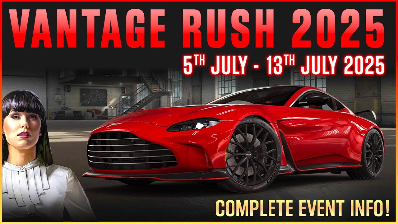 CSR2 | Vantage Rush 2025 | Aston Martin V12 Vantage - YouTube
