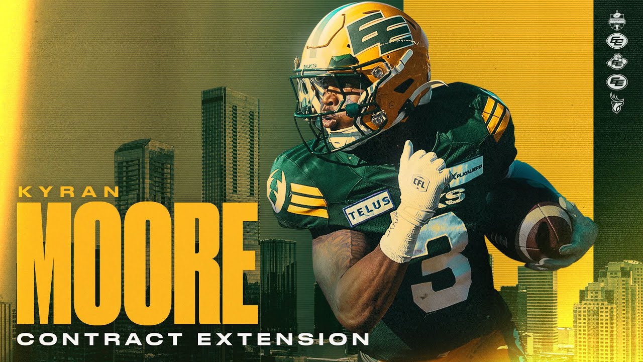 Kyran Moore Returns for 2024 | Edmonton Elks - YouTube