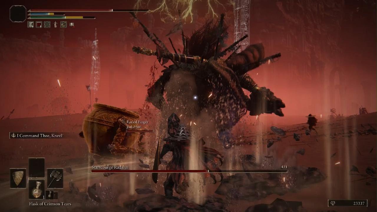 ELDEN RING Radhan fight full - YouTube