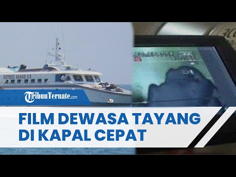 Sebuah Film Dewasa Tayang di Layar TV Kapal Cepat Rute Kendari-Baubau, Kapten Kapal: Kelalaian ABK