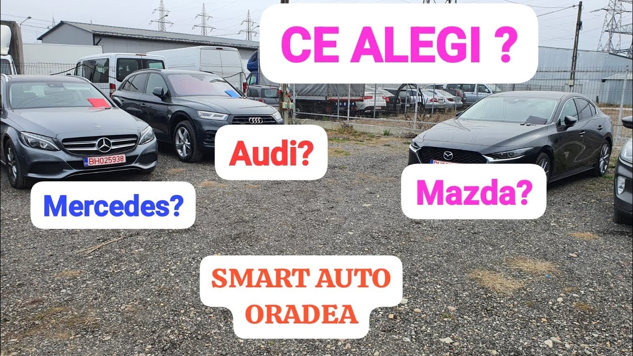AZI LIVRAM 3 MASINI MERCEDES BENZ C200, AUDI Q5 QUATTRO SI MAZDA 3 ...