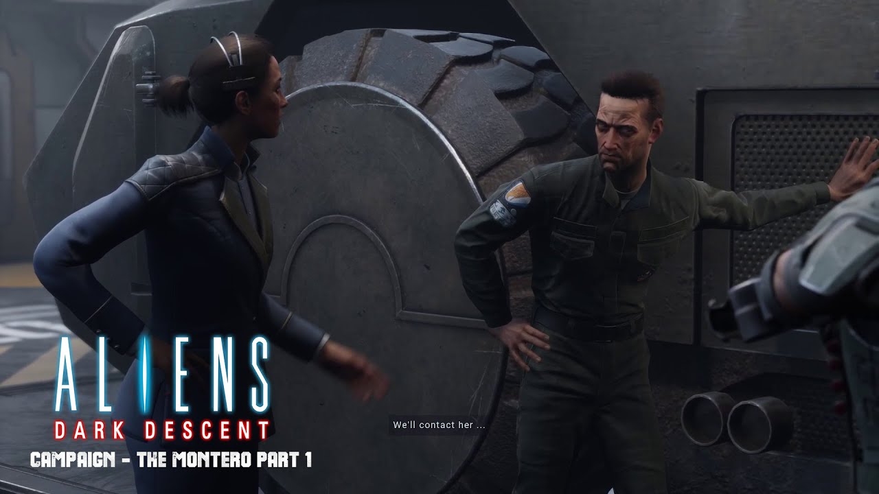 Aliens Dark Descent - Blind Walkthrough - The Montero part 1 / No ...