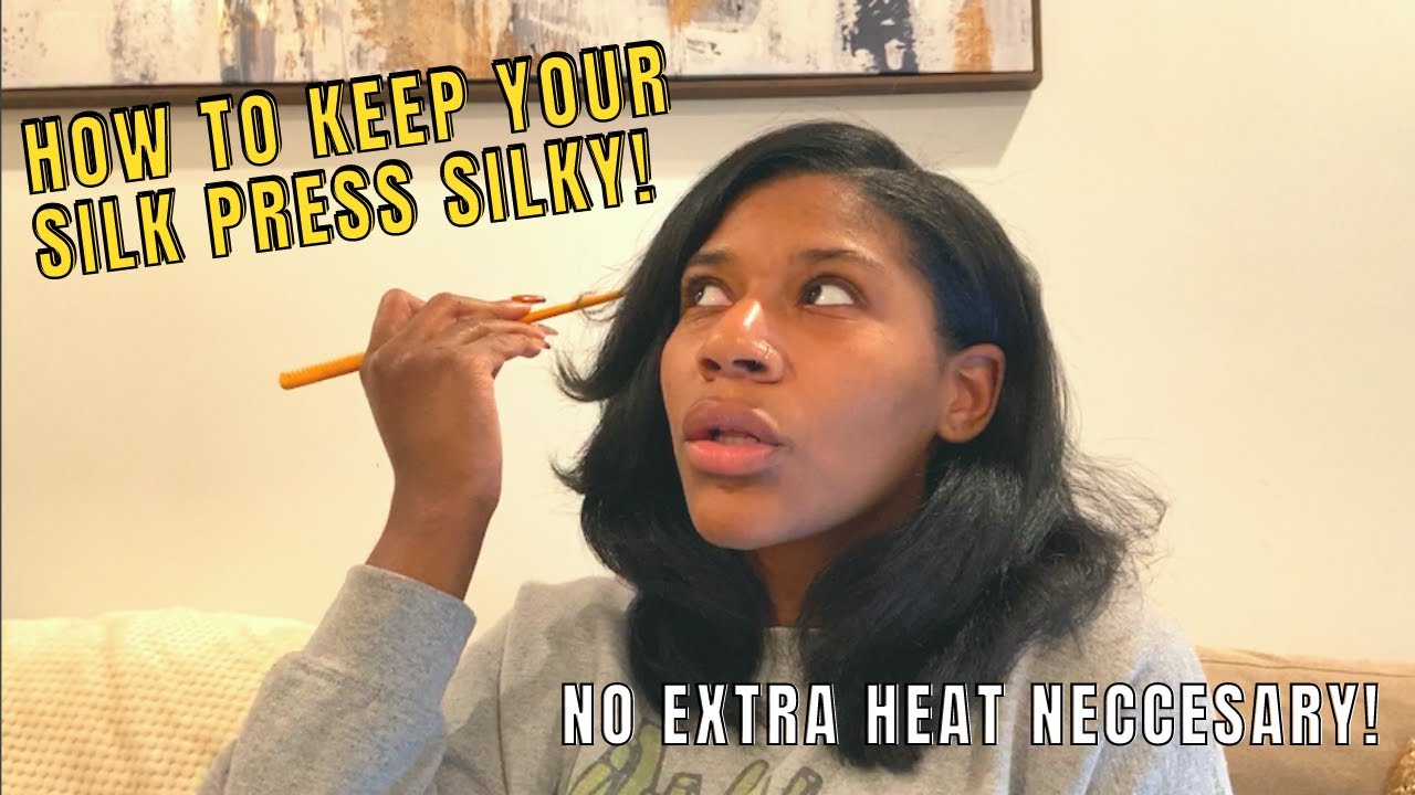 5 Ways To Maintain A Silk Press (Put Down The Straightner!) - YouTube