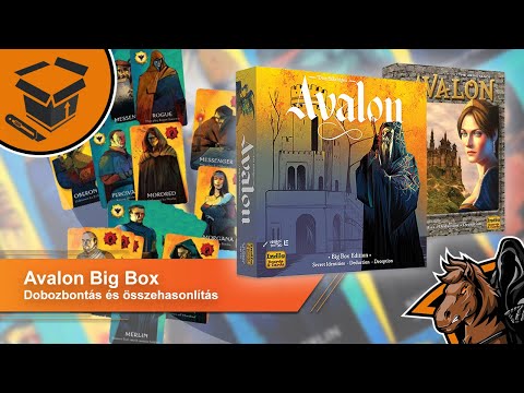 UNBOXING: Avalon Big Box + The Resistance: Avalon (ÖSSZEHASONLÍTÁS ...