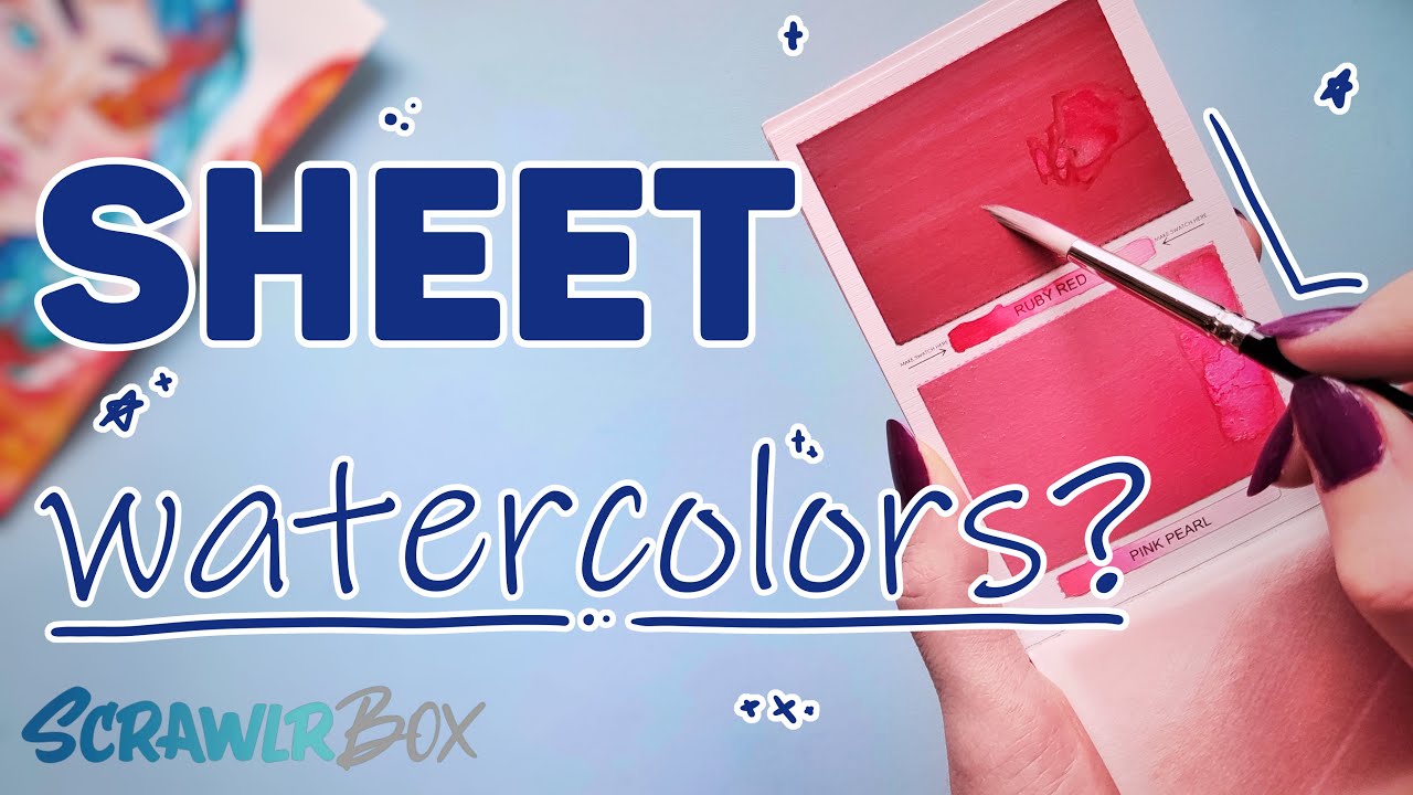Metallic Watercolors and a Hot & Cold Painting - ScrawlrBox 102 ...