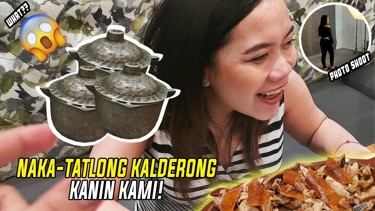 NAKA TATLONG KALDERO KAMI NG KANIN PAKATAPOS NG PHOTO SHOOT!! - YouTube