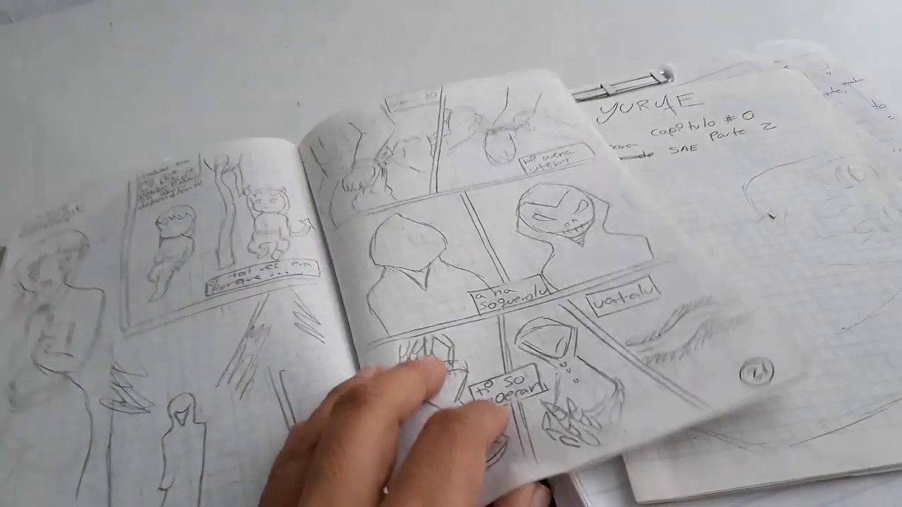 como crear un libro o un comic paso # 5 storiboard - YouTube
