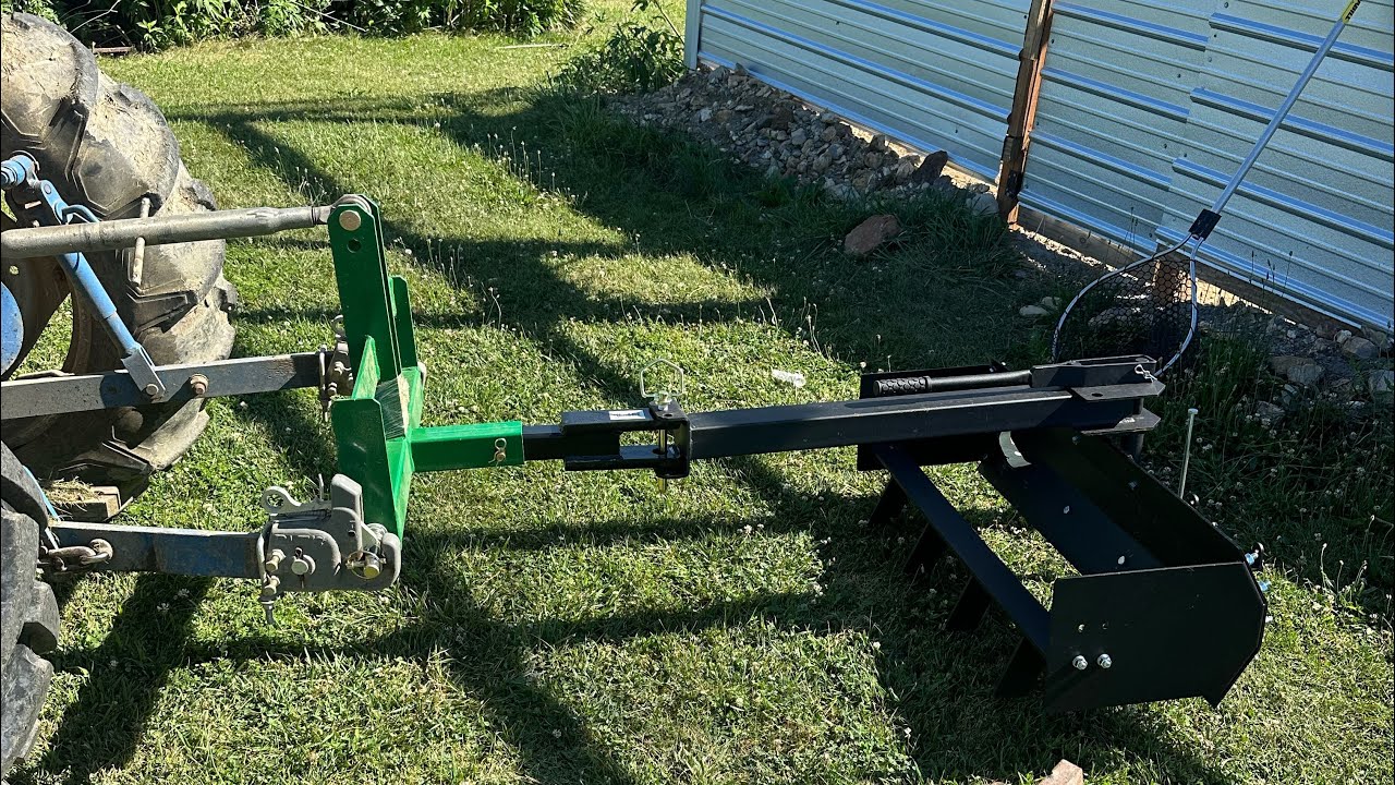 Unboxing and assembling the Yintatech tow behind box scraper - YouTube