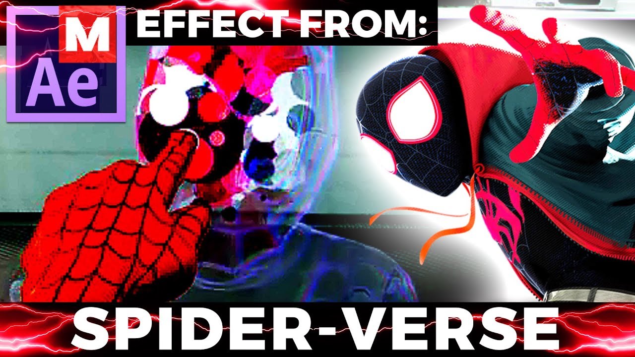 Spider-man into the Spider-Verse Invisible Super Power: After Effects ...