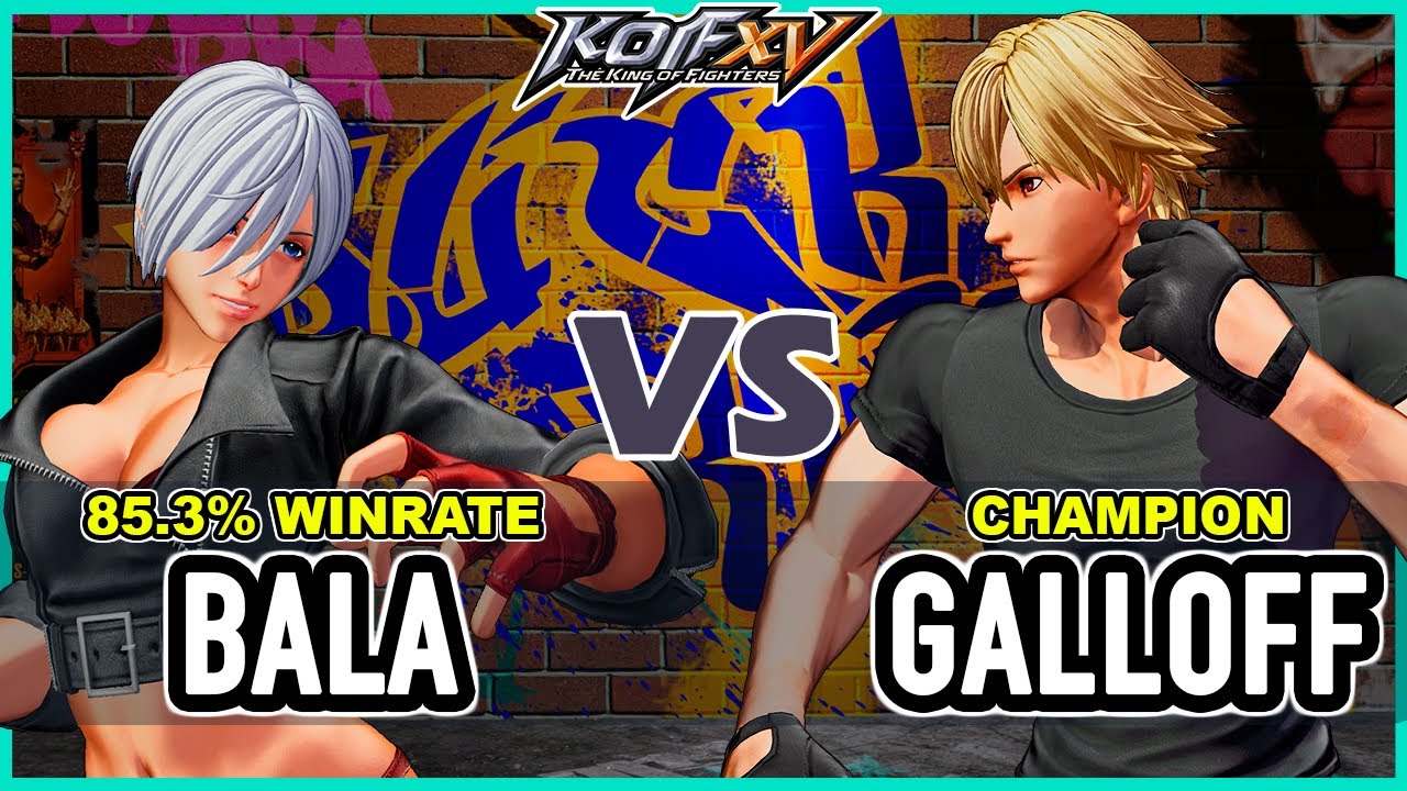 KOF XV 🔥 Bala (Ángel/K'/Iori) vs Galloff (Rock/Blue Mary/Iori) 🔥 Steam ...