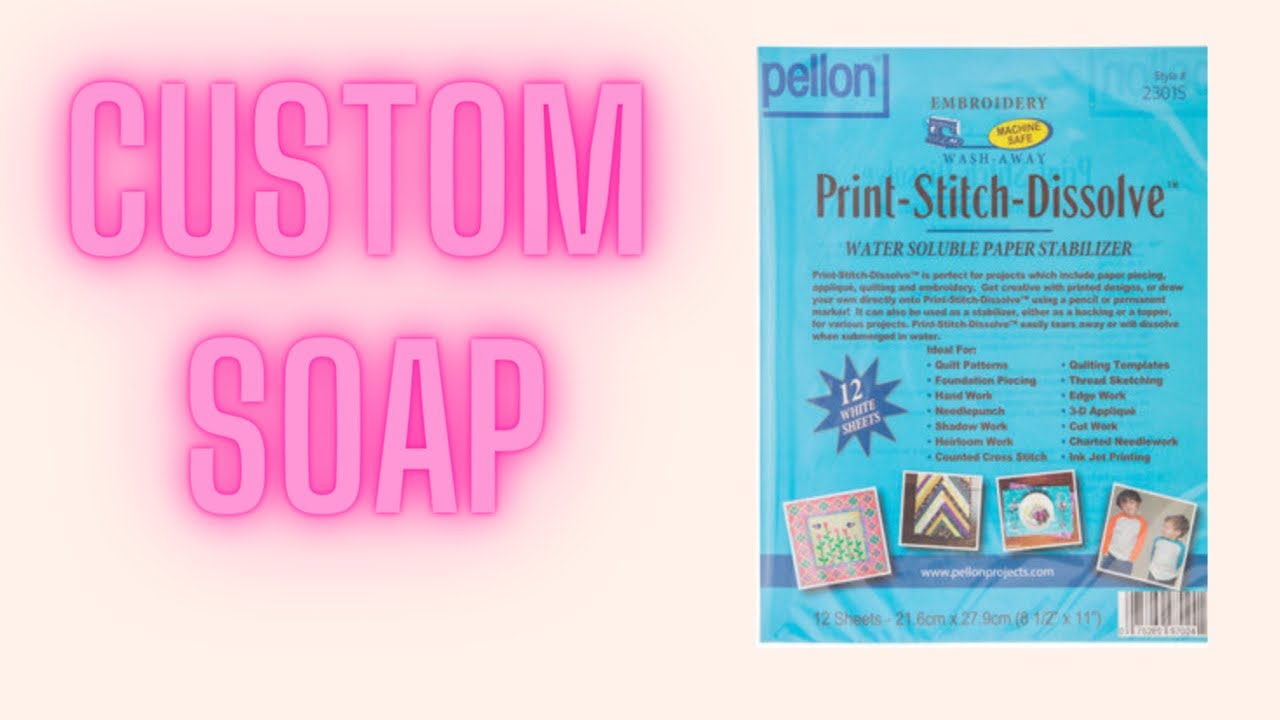 Dissolve paper on soap - YouTube