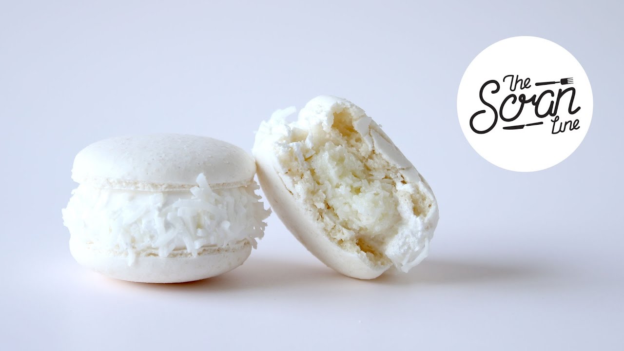 WHITE CHRISTMAS MACARONS - The Scran Line - YouTube