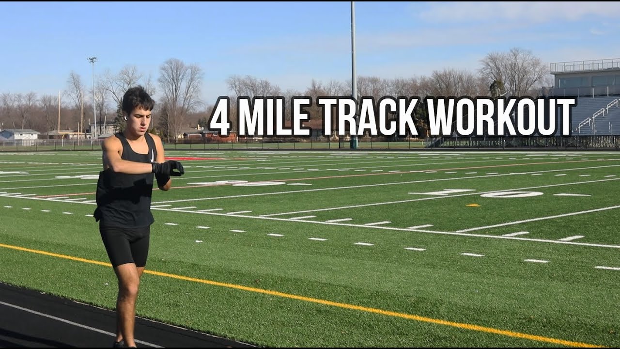 4 Mile Track Workout | Track SZN 2020: episode 1 - YouTube