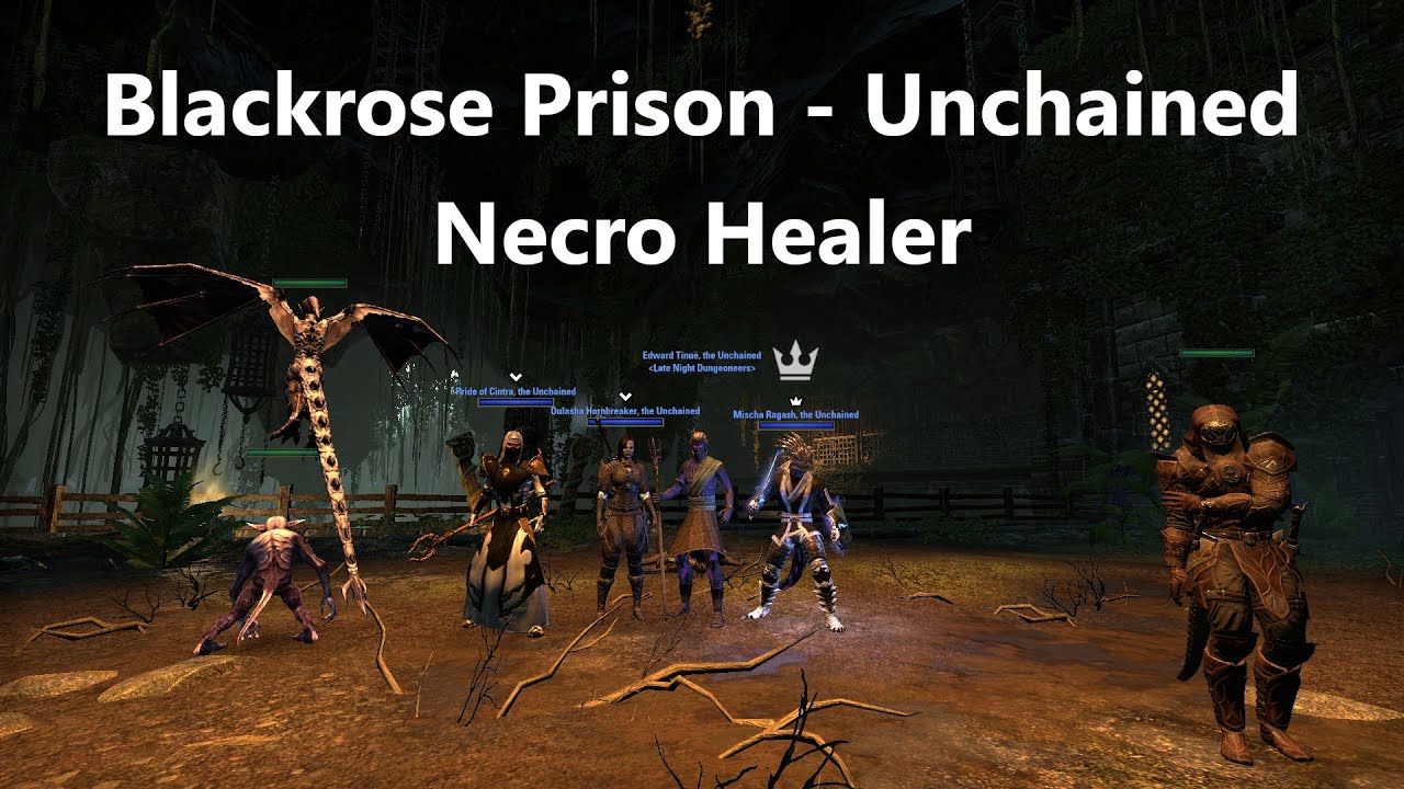 ESO - vBRP Unchained - Necro Healer - 103k - YouTube