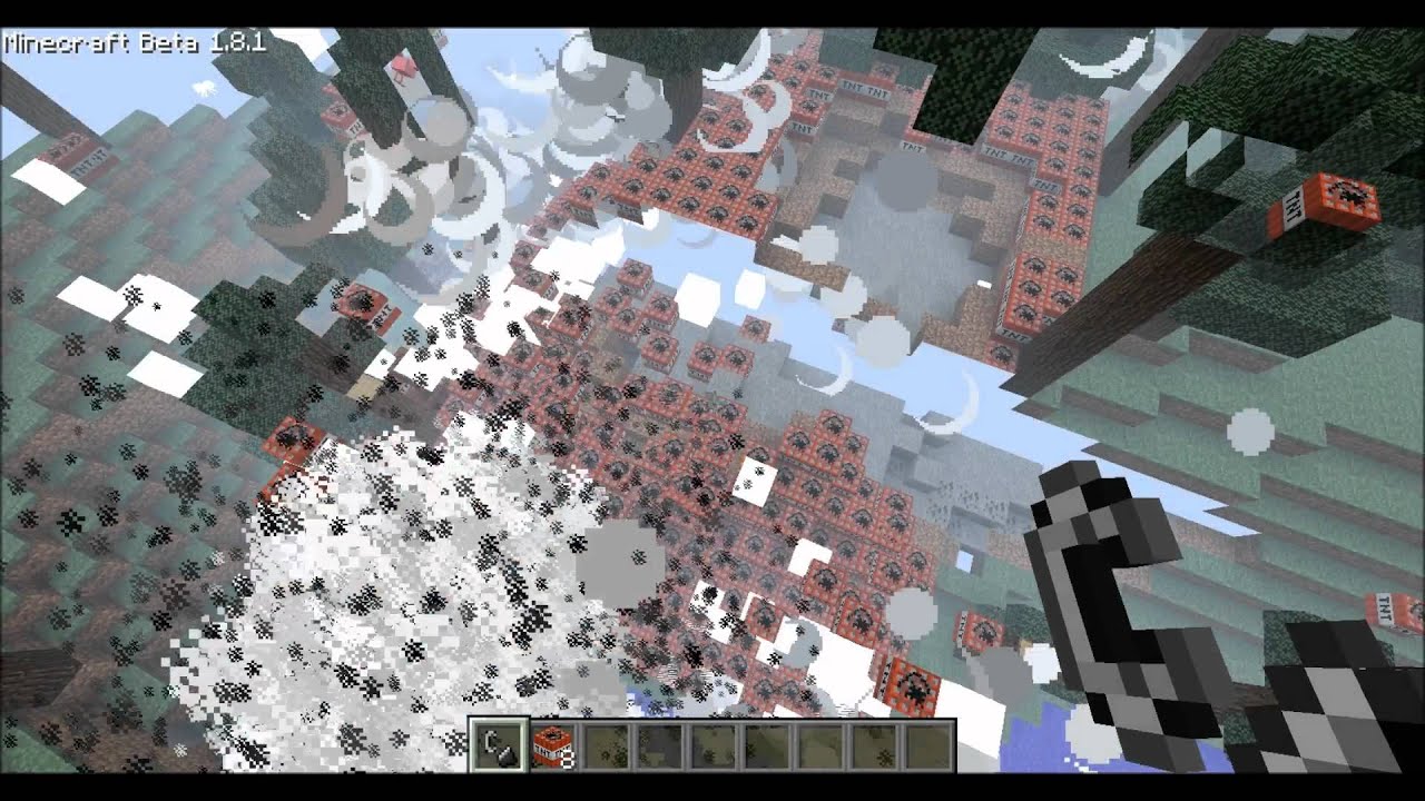 Minecraft - TNT explosion 500+ - YouTube