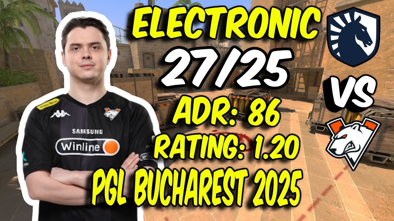 Virtus.pro electroNic (27/25) vs Liquid! CS2 electroNic POV (Mirage) at ...