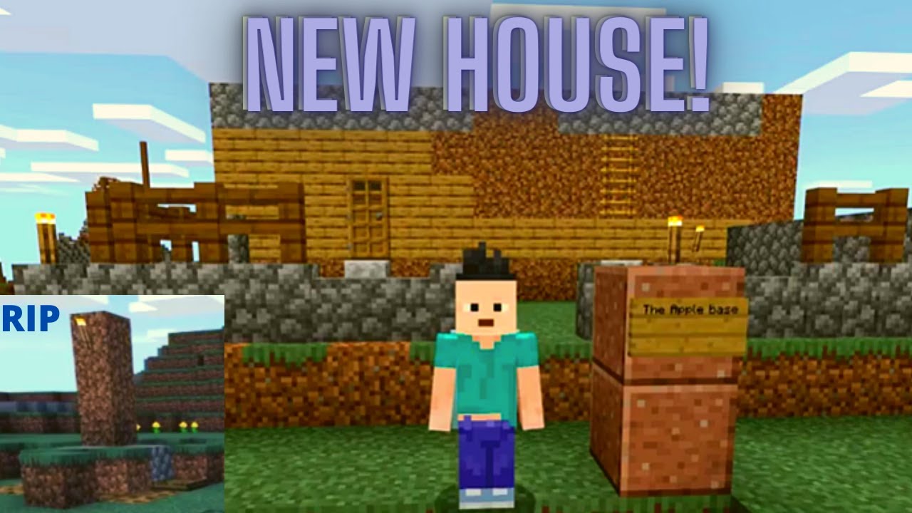 I built my first house in MINECRAFT! (THE Best episode yet) - YouTube