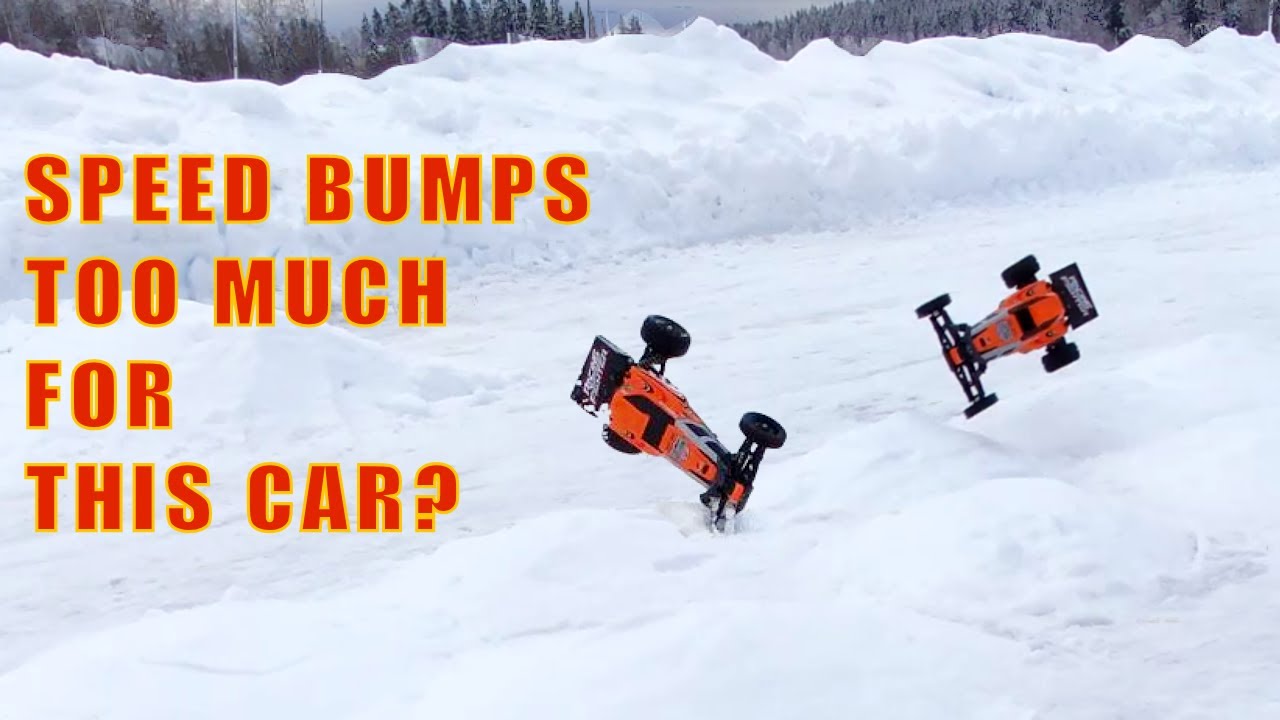 SPEED BUMPS too much for TAMIYA RC car - Let´s find out! - YouTube