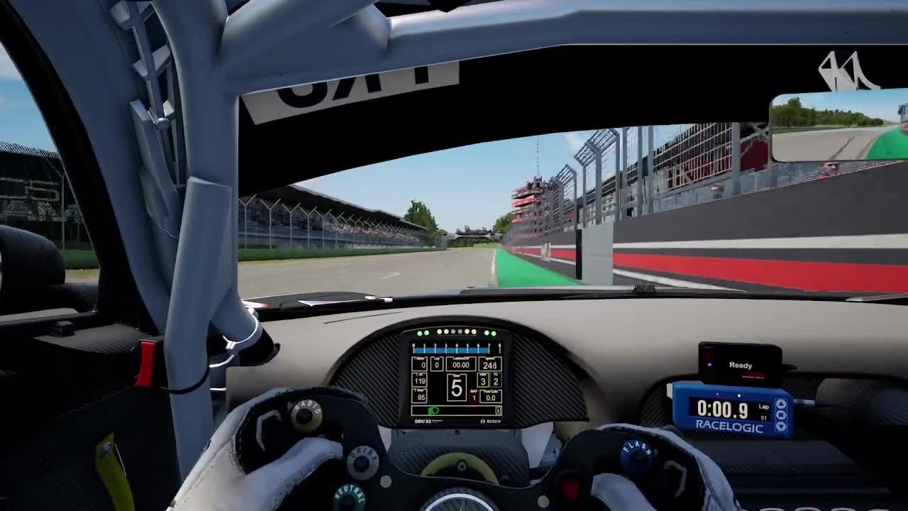 ACC Imola Mercedes AMG GT3 2015 (Dry) Track Guide (Hotlap + Telemetry ...