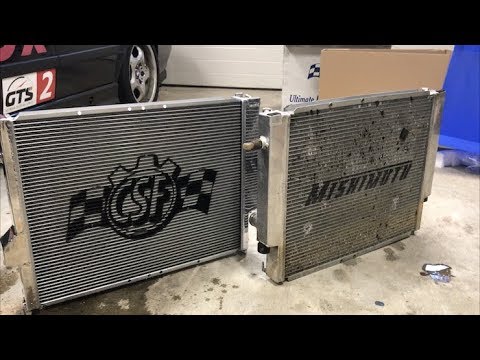 E36 M3 CSF Radiator vs Mishimoto Radiator! Comparisons and Benefits ...
