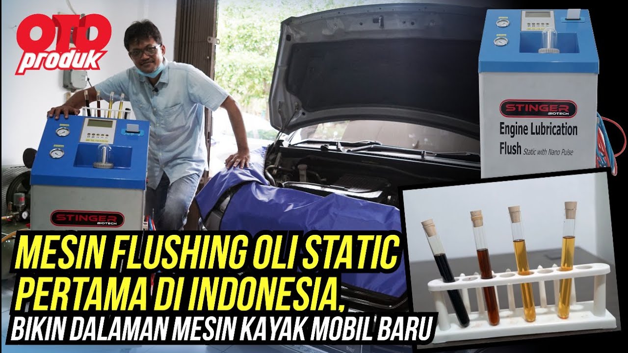 Tes Mesin Flushing Oli Statis Stinger Biotech. Bisa Bikin Jeroan Mesin ...