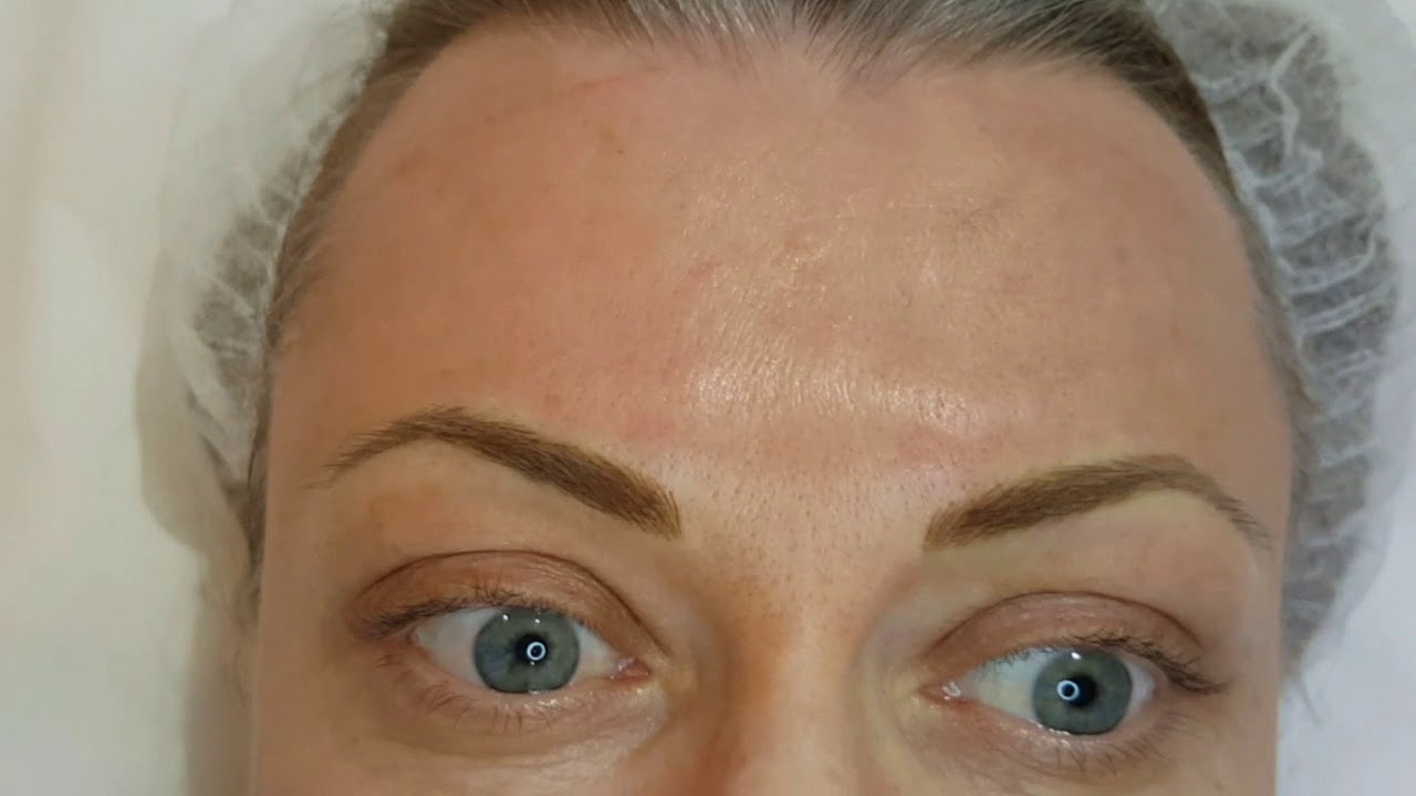 Slim Blonde Eyebrows Microblading by El Truchan @ Perfect Definition ...