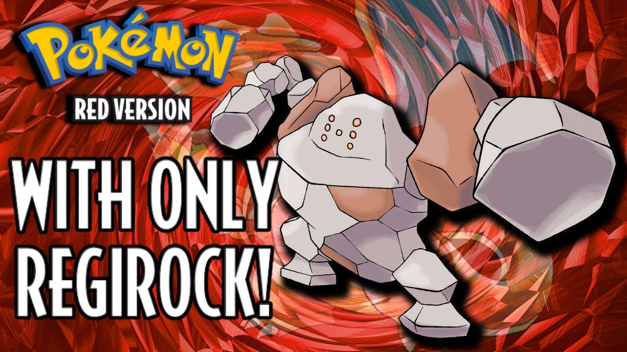 Regirock Solo Run - Pokémon Red - YouTube