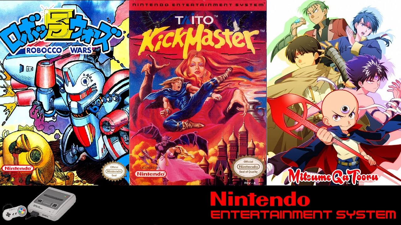 Kick Master / Mitsume ga Tooru / Robocco Wars [NES/Famicom] - YouTube