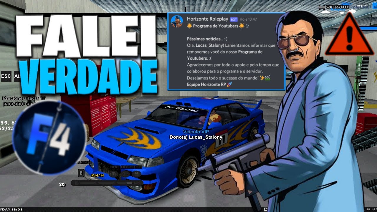 OQUE HOUVE? BANIDO POR FALAR A VERDADE HORIZONTE RP GTA SAMP - YouTube