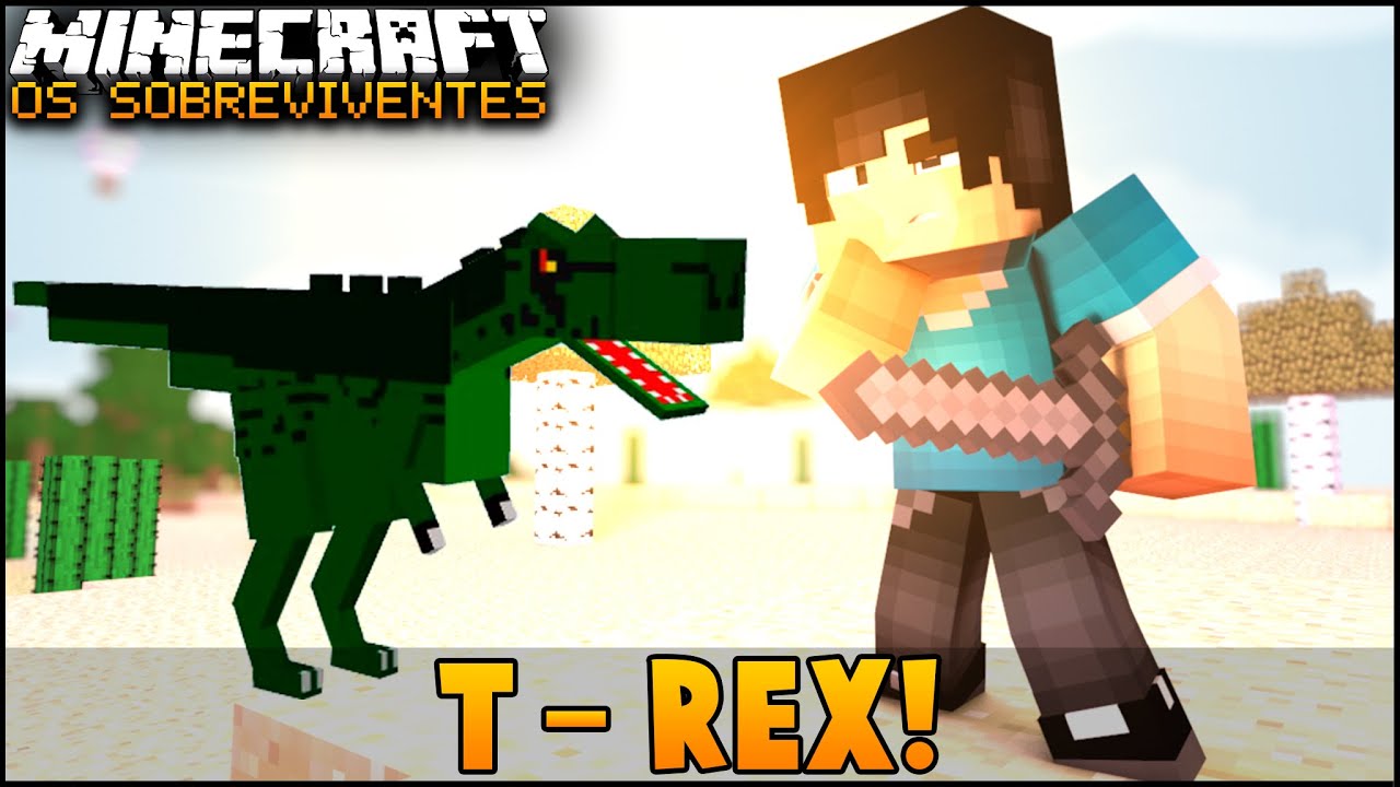 Minecraft: Os Sobreviventes #6 - ITENS PARA BIG BERTHA! T-REX! - YouTube