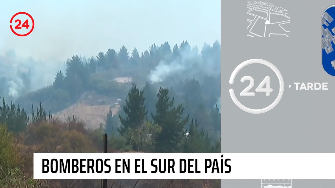 La incasable labor de Bomberos durante estos días en el sur | 24 Horas ...