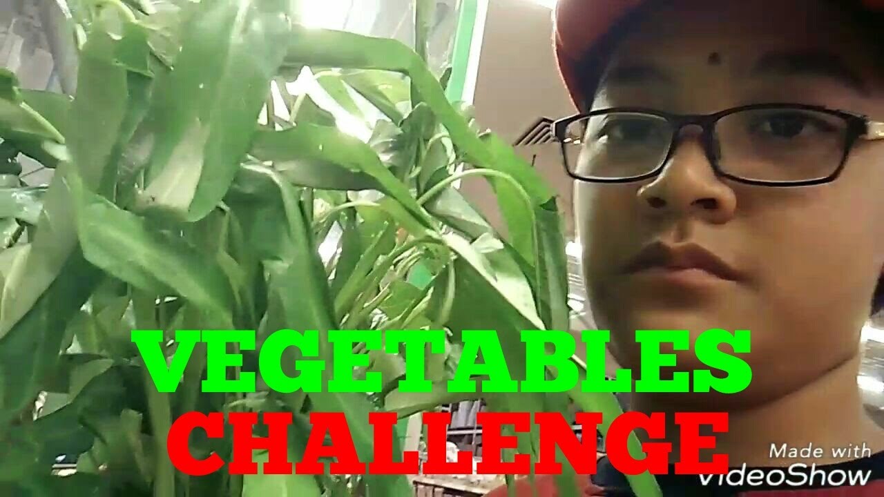VEGETABLES challenge - YouTube