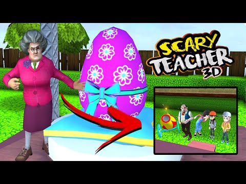 KORKUNÇ ÖĞRETMENE YUMURTA ŞAKASI 😅 (YENİ BÖLÜMLER) | SCARY TEACHER 3D