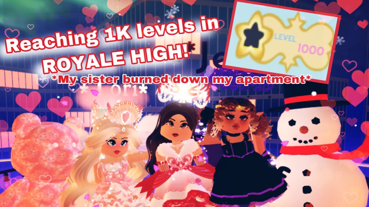 Reaching 1K levels in ROYALE HIGH! | Roblox - Royale High - YouTube
