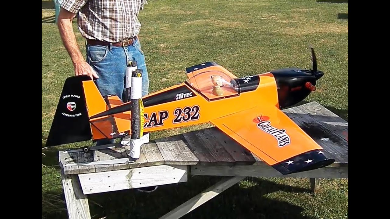Cap 232 from Great Planes - YouTube