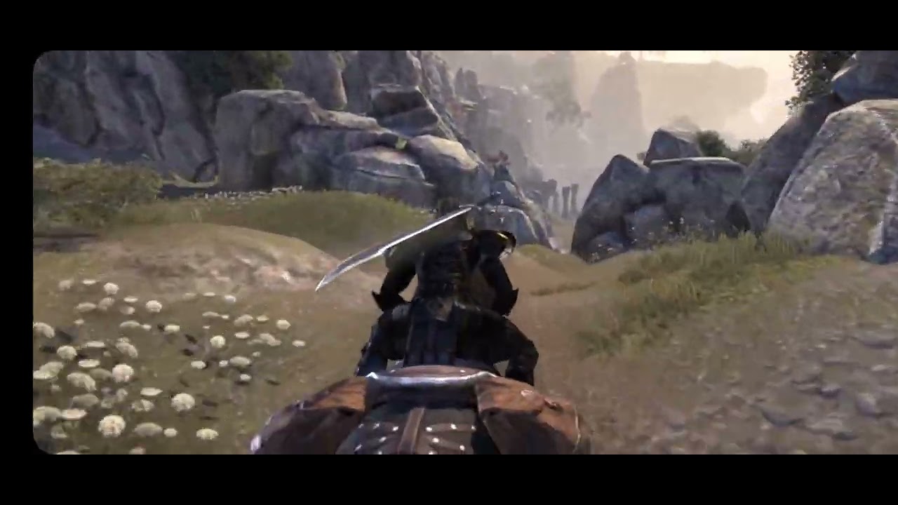 Elder Scrolls Online horse back riding as a Redguard - YouTube