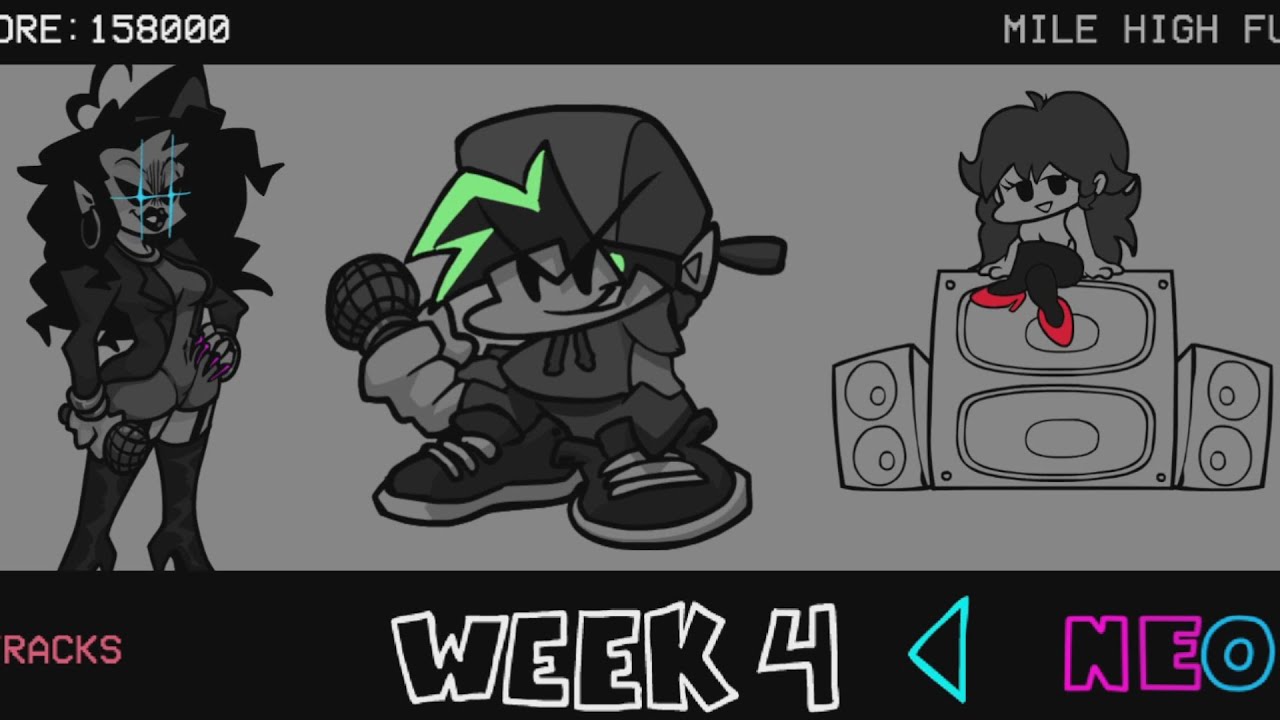 FNF - Neo Mod Playthrough Weeks 1- 4 - YouTube