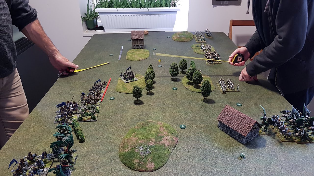 Kings of War 2K: Mantic Elves vs LOTR Elves - Game 2 Smoke & Mirrors ...