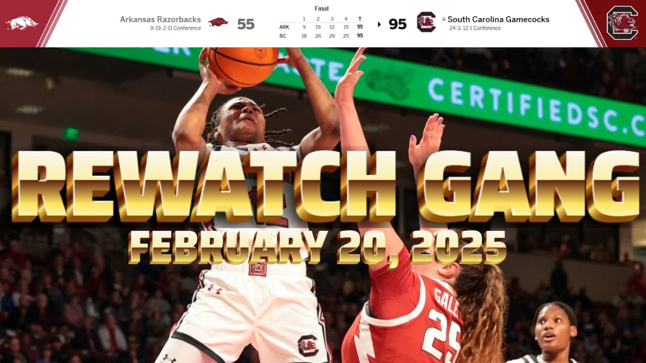 CTS Rewatch Gang South Carolina Gamecocks vs Arkansas Razorbacks WBB ...