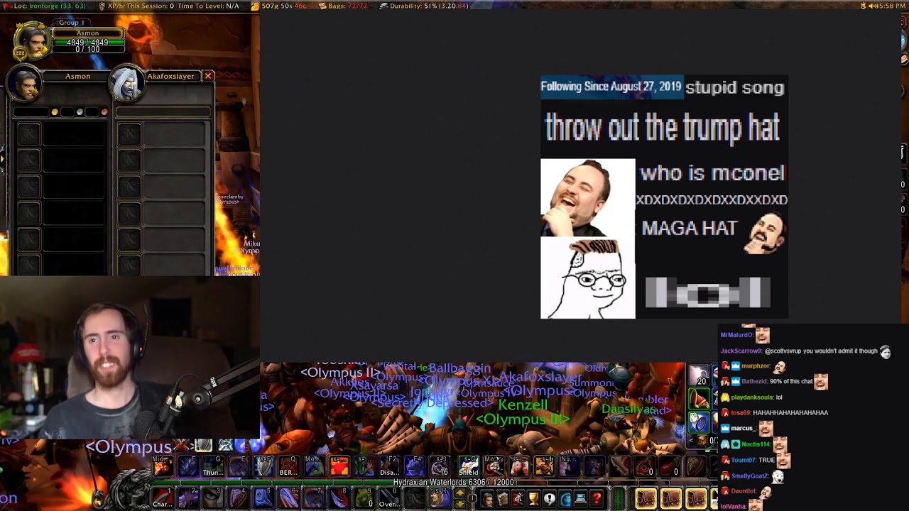 Asmongold Looks At Angry WoW Fans Posting About Him - YouTube