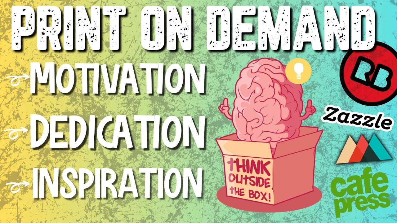 How I Get motivated & The Work Ethic To Work On Redbubble, Print On Demand Everyday - YouTube