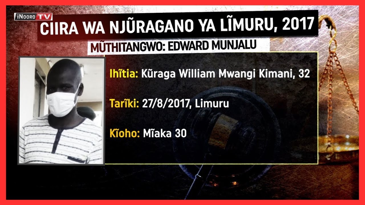 Abithaa wa borithi ũrĩa woragire mũteti William Mwangi,Limuru thutha wa kũimwo njohi kuohwo ...